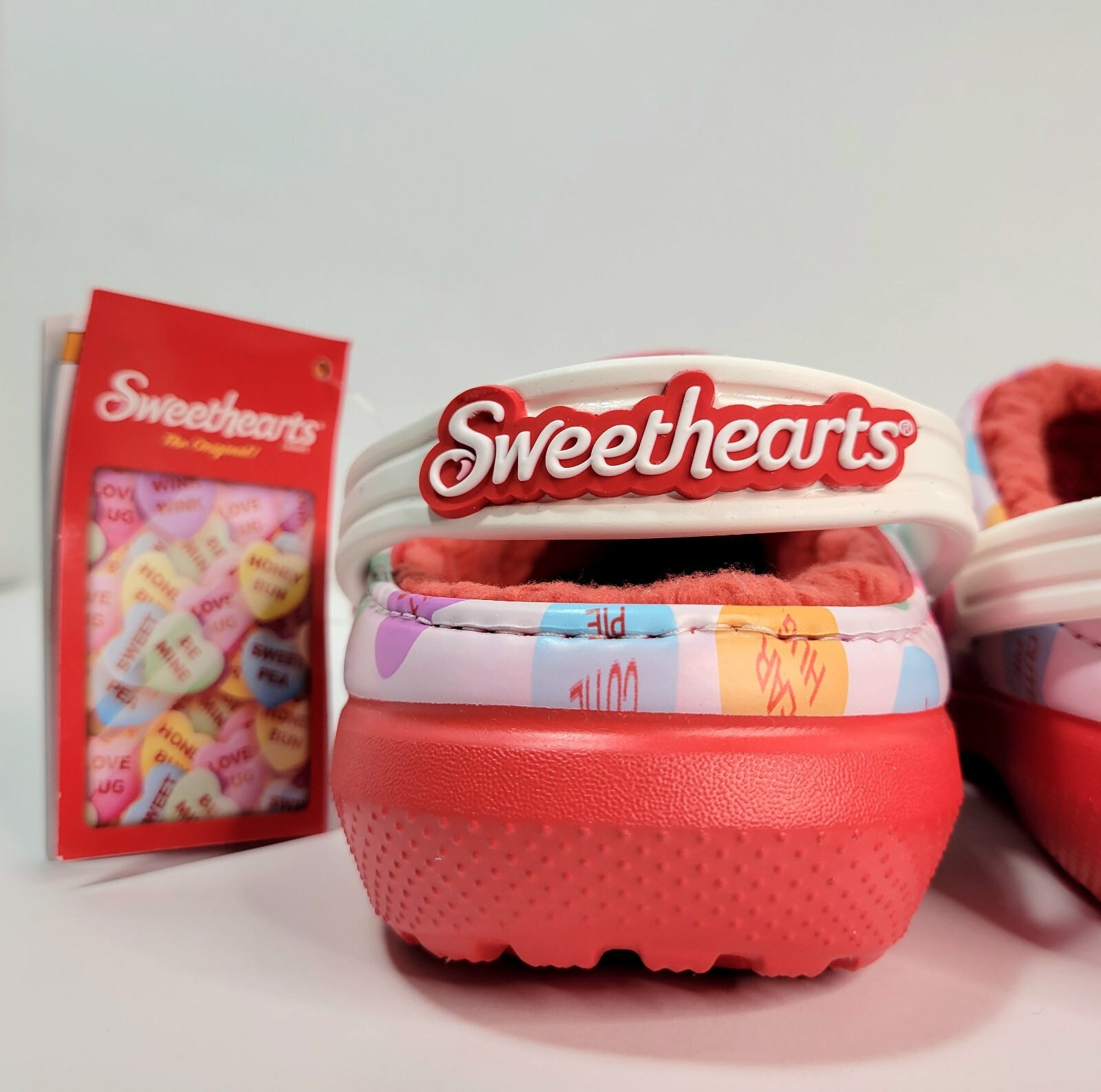 CROCS x SWEETHEARTS Clog 6 Jr's 7.5 Womens White Red Multi Limited ...