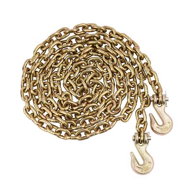 3/8 Chain Grade 80,Transport Binder Chain 3/8 Inch ×10 FT, 3/8 Tow ...