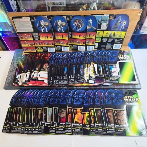 Star Wars Power Of The Force Card Back Lot of 56 POTF POTF2 Episode 1 ...