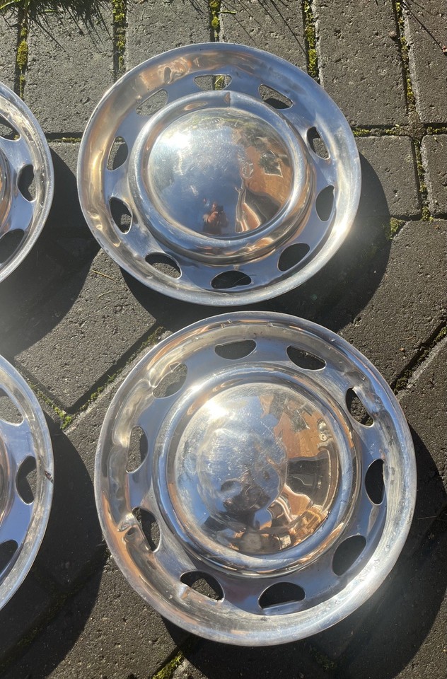 Classic Mini Mk1 Wheel Trims X4 Hub Caps Austin Morris Original #1 ...