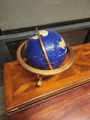 Large 45cm Globe World Map 360 Rotating Earth Home Decor Antique with ...