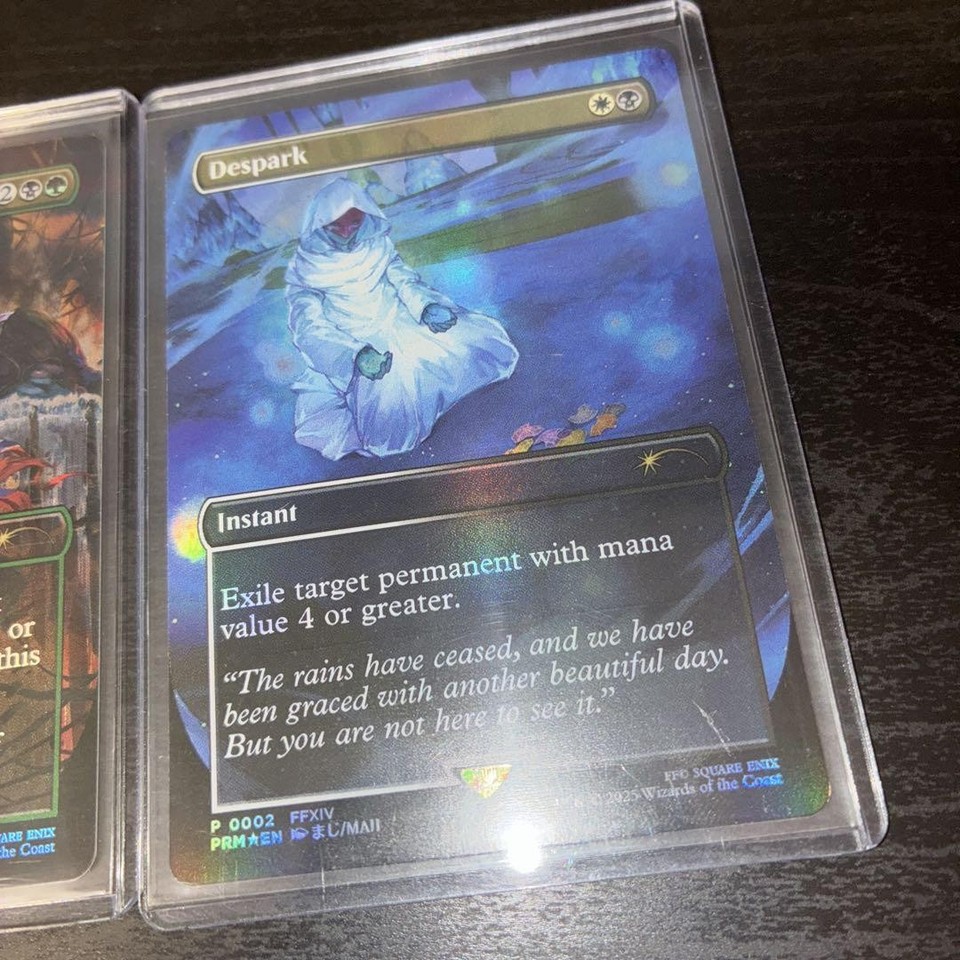 MTG FF Collab Promo Set Despark & Foil Culling Ritual Borderless ...