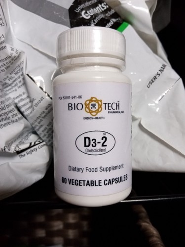 Bio-Tech Pharmacal Vitamin D3-2 Cholecalciferol 60 Caps 705105101101| eBay