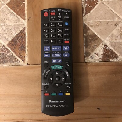 GENUINE Panasonic Blu-Ray Disc Player IR6 Remote Control N2QAY8000874 ...