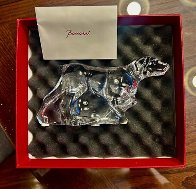 BACCARAT CRYSTAL RETRIEVER DOG FIGURINE BRAND NEW!! | eBay
