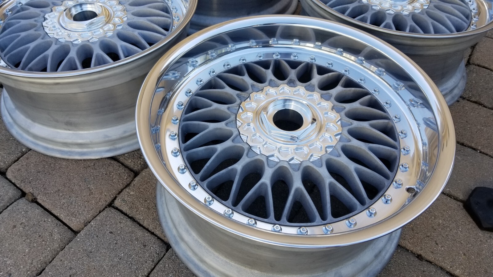 BBS RC090 Style 5 17x8et20 BMW OEM E39 Wheels Rims # 4 With Caps for ...