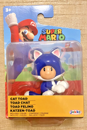 CAT TOAD Super Mario Jakks Pacific 2.5" Figure 39897914282| eBay