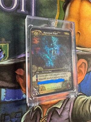 SPECTRAL TIGER Loot Card World of Warcraft - WoW TCG LOOT - the code ...