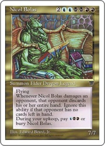 MTG - Nicol Bolas - Chronicles - MP, English Magic FLAT RATE SHIP | eBay