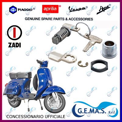Set Serrure Portière Lat. ZADI Piaggio Vespa 50 Special 90 125 ...