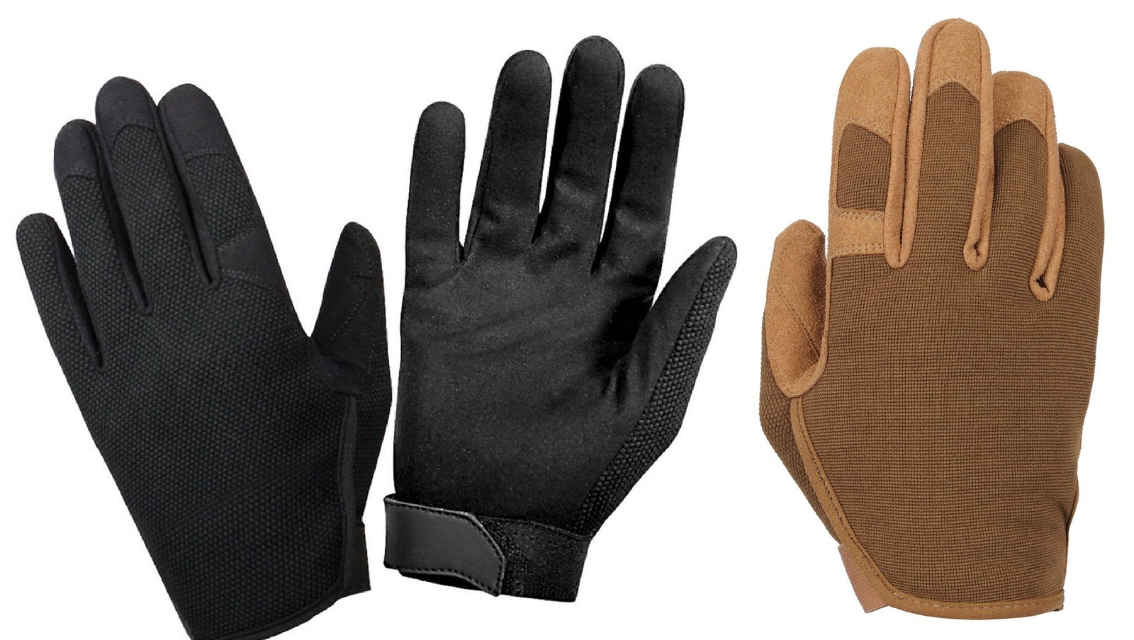 Mens Spandex & Leather Ultra-Light High Performance Work Duty ...
