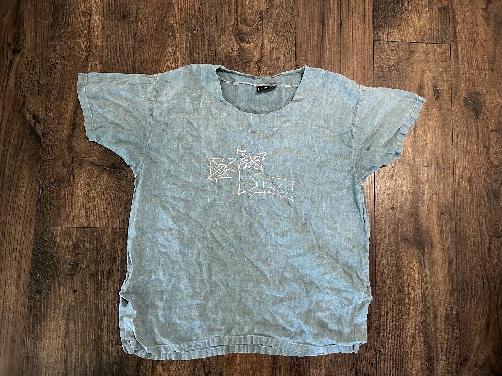 VNTG Liz & Jane Clothes “sun, Earth, Sea” Size M - Gem