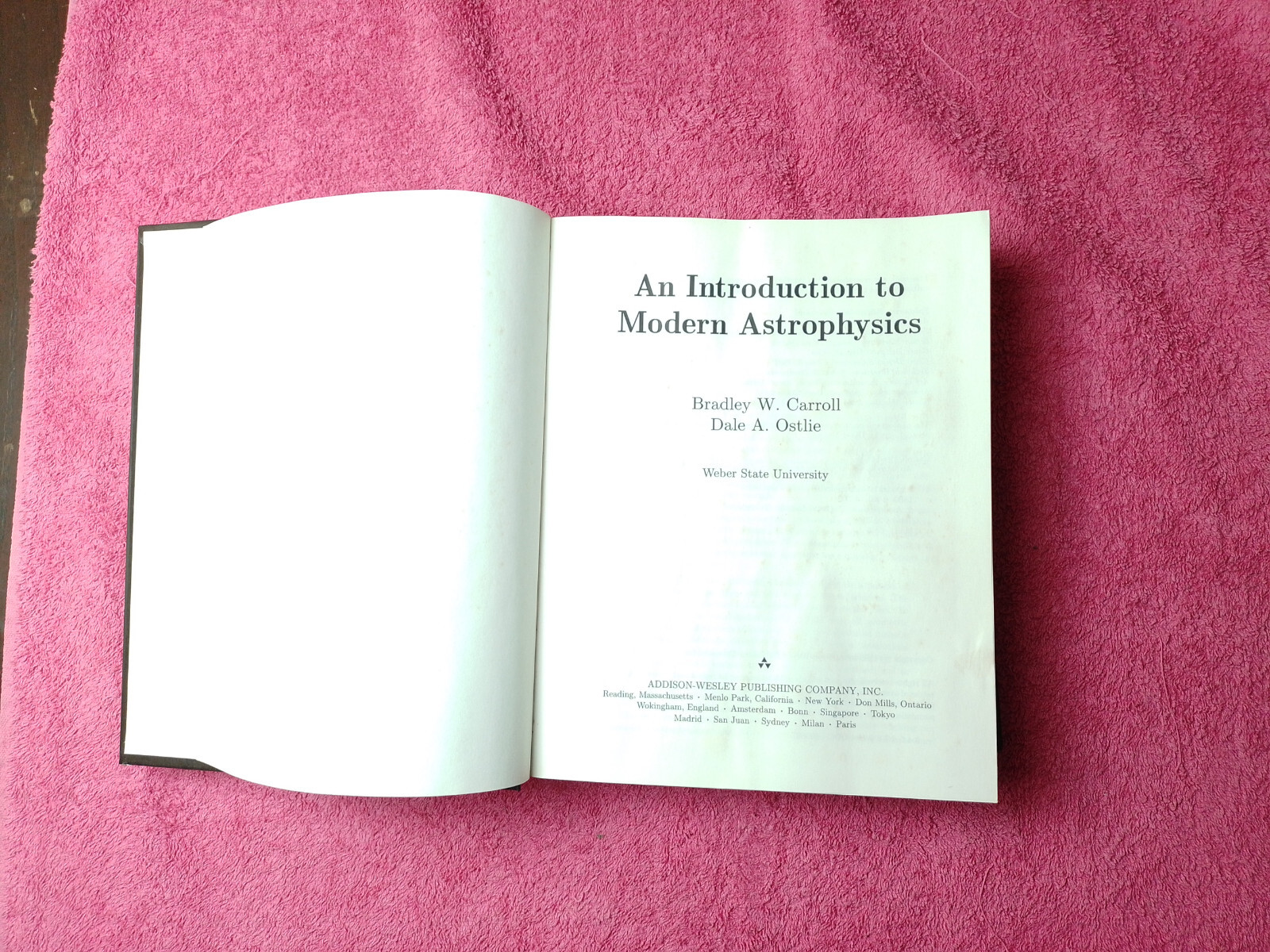 An Introduction To Modern Astrophysics United States Edition By Bradley W Carroll Dale A