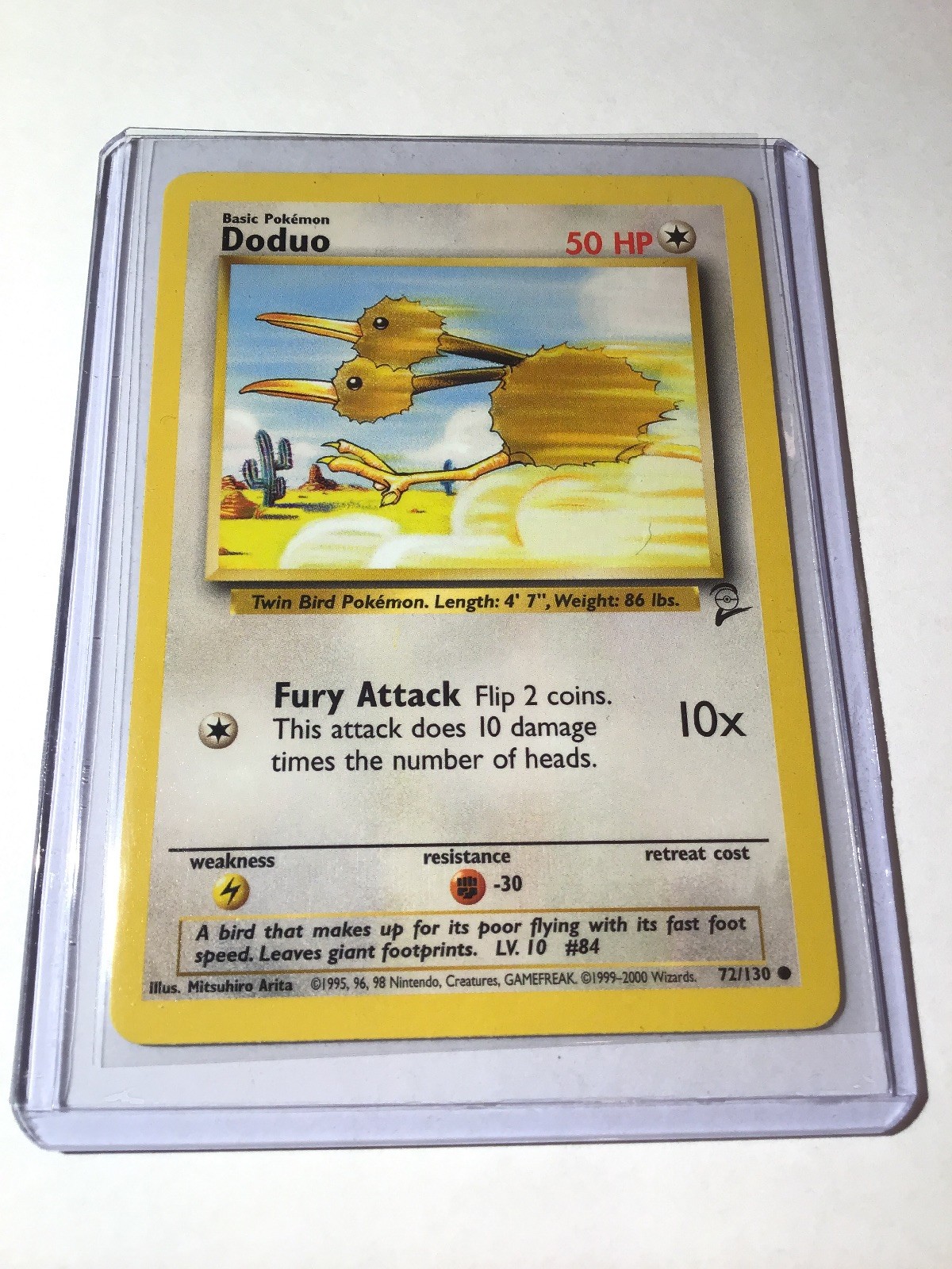 DODUO - Base Set 2 - 72/130 - Common - Pokemon Card - Unlimited Edition ...