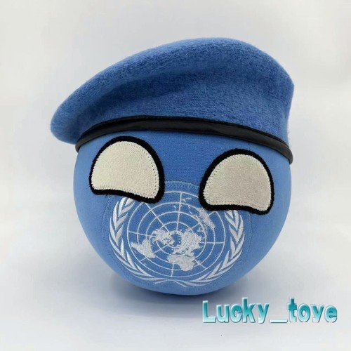 Polandball United Nations Ball w Beret Countryball Plush Doll Stuffed ...