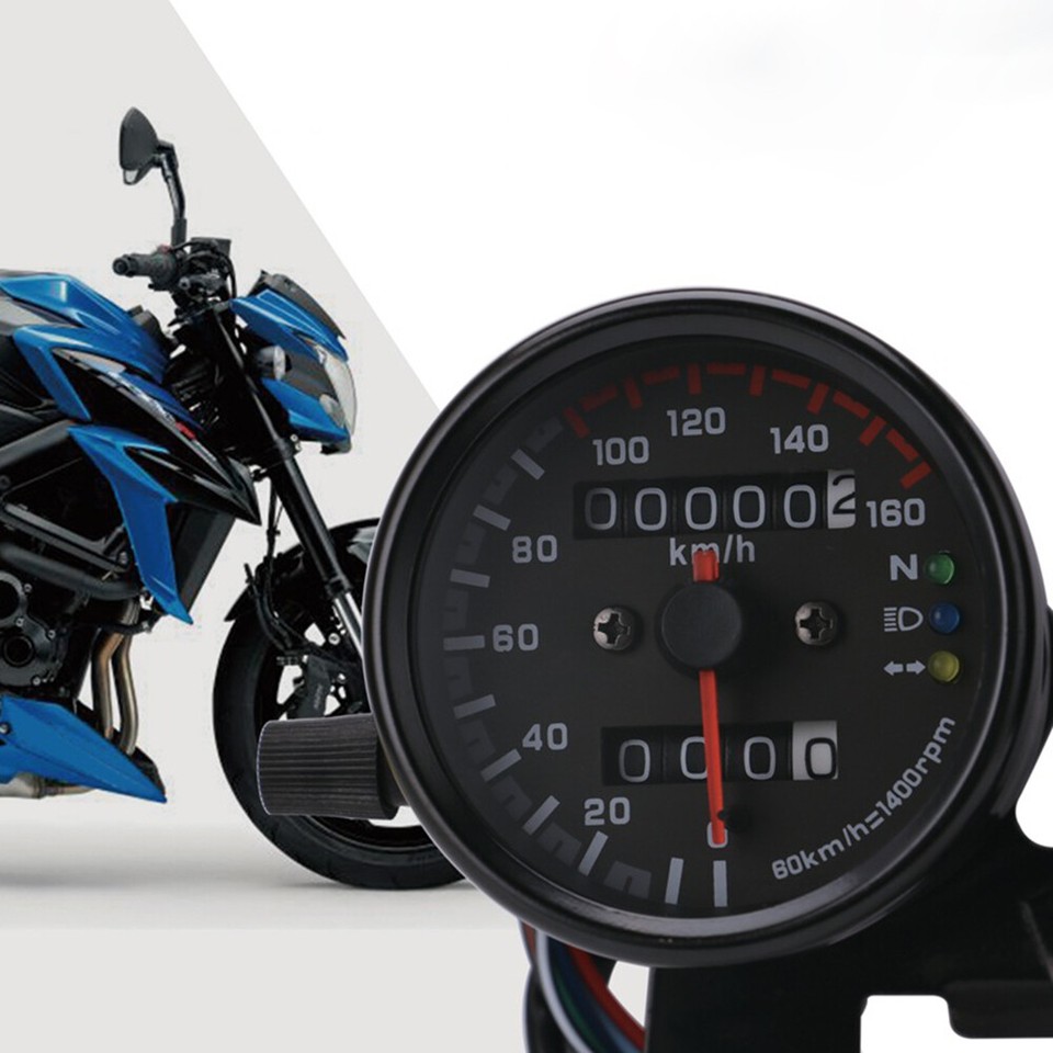 Digital LED Odometer Motorcycle Speedometer For Honda CBT125 CG125 ...