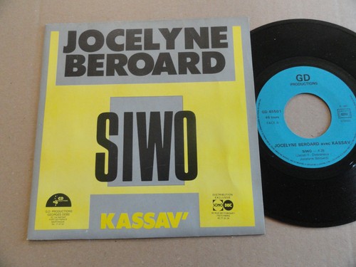 DISQUE 45T PROMO DE JOCELYNE BEROARD / KASSAV " SIWO " | eBay