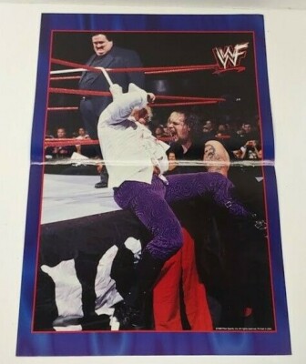 11" x 14" WWE WWF Wrestling Double Sided Poster Paul Bearer Midian ...