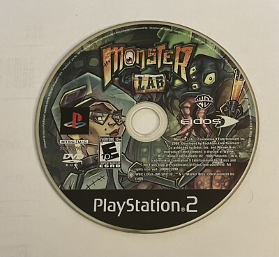 Monster Lab (Sony PlayStation 2, PS2, 2008) Disc Only Tested Clean ...