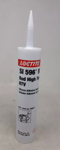 Lot of TWO~LOCTITE SI 596 RD Red High Temp RTV Adhesive Sealant 300mL ...