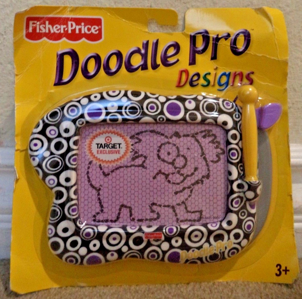 FISHER PRICE DOODLE PRO DESIGN MAGNETIC DRAWING SCREEN PORTABLE ...
