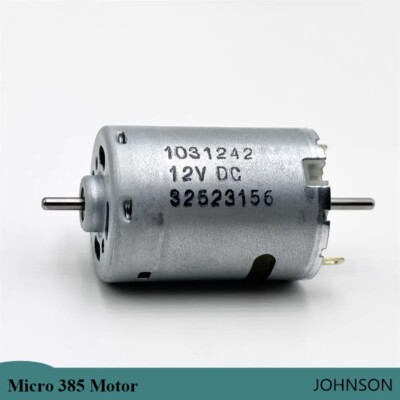 JOHNSON RS-385 DC 12V 18V 24V 13400RPM Dual 2.3mm Shaft Mini 28mm ...