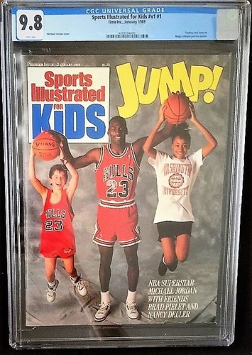 1989 Michael Jordan Debut ISSUE #1 Sports Illustrated For Kids ...