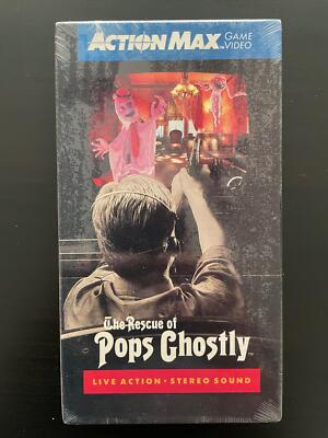 The Rescue of Pops Ghostly VHS Tape Action Max Game Video Sealed 1987 ...