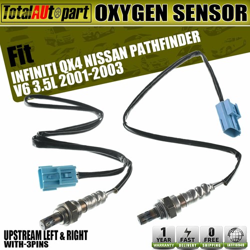 2x O2 Oxygen Sensors for Infiniti QX4 Nissan Pathfinder 2001-2003 V6 3 ...