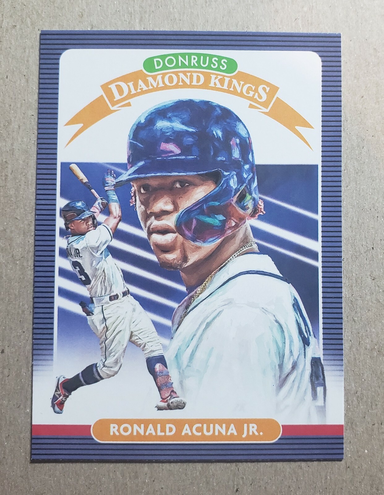 2020 Panini Donruss Diamond Kings Ronald Acuna Jr. #8 Atlanta Braves | eBay