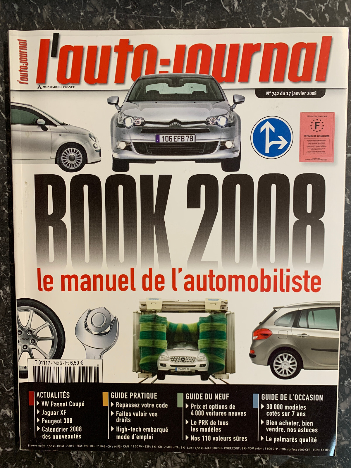 Magazine L'Auto-Journal N°742 Book 2008 | eBay
