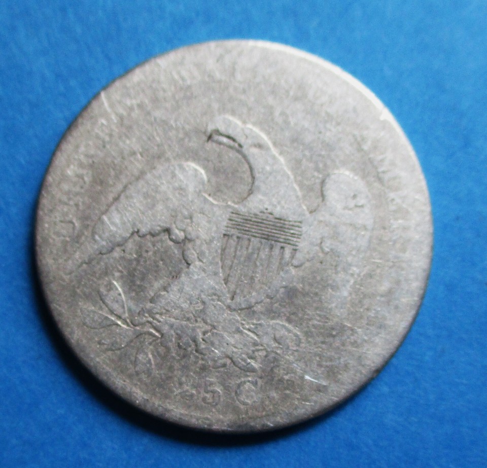 1837 CAPPED BUST SILVER QUARTER. CIRCULATED. | eBay