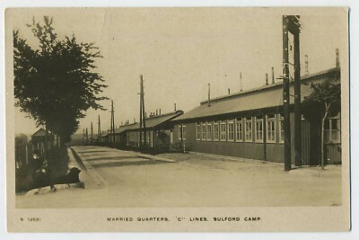 Married Quarters "C" Lines Bulford Military Camp WW1 Real Photograph ...
