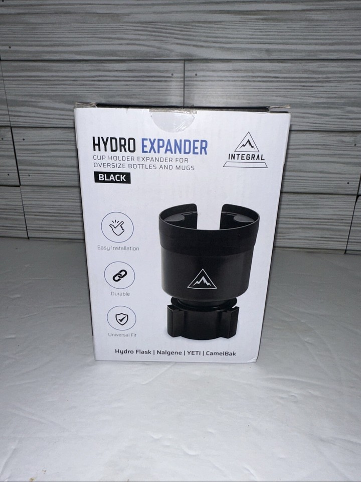 Integral Hydro Expander Black Cup Holder Expander for Oversize Bottles ...