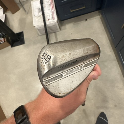 Titleist Vokey Wedgeworks Wedge 58 Degree K* Grind Raw Finish RH W/ PX ...