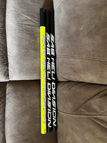 SAB Goblin Raw 580 Aluminum Tail Boom Yellow black Rc Helicopters ...