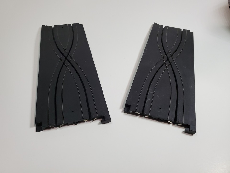 Aurora AFX HO 9"CrissCross Crossover Track pair #2524 HO Slot Car 1971 ...