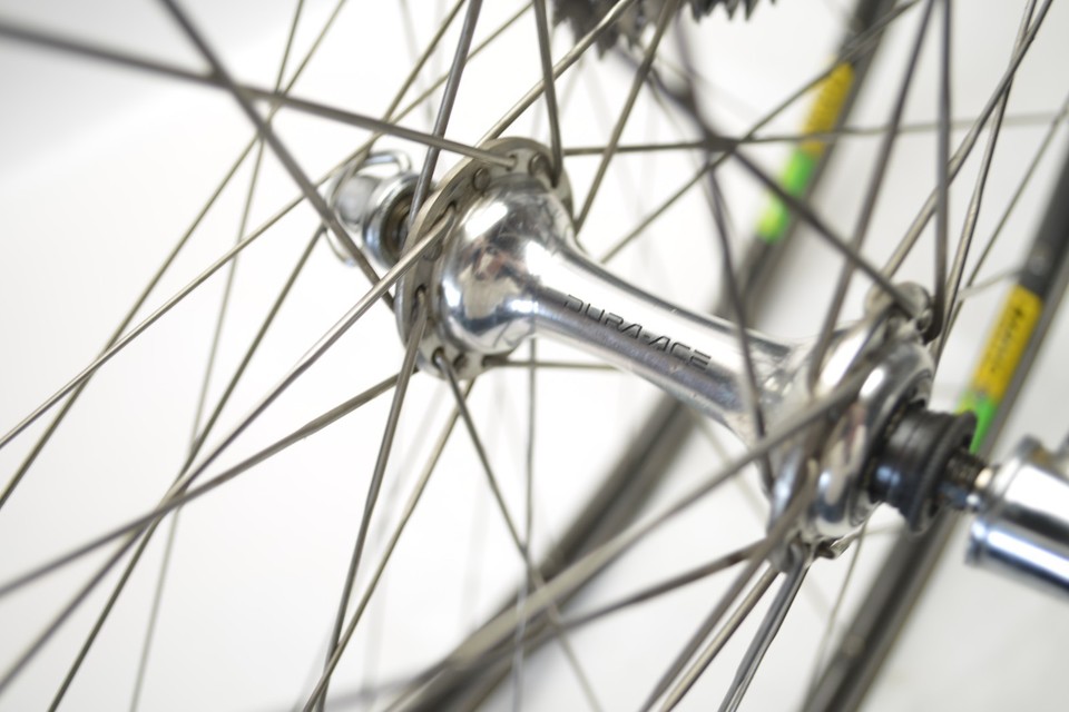 SHIMANO DURA-ACE 700C MAVIC MACH 2 CD BICYCLE 7 SPEED TUBULAR SEW-UP ...