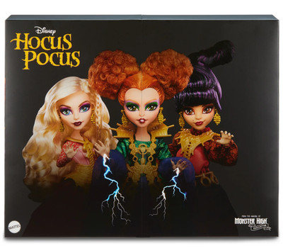 🔮 MONSTER HIGH Skullector HOCUS POCUS Dolls 3-Pack HXJ02 FACTORY SEALED ...