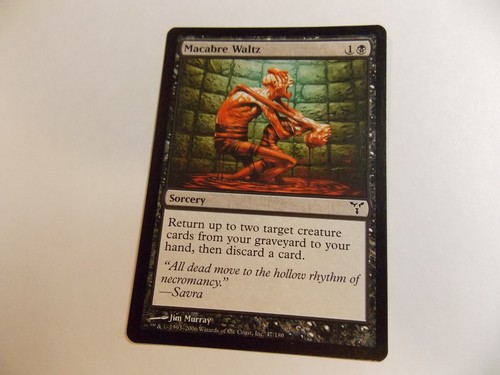 MTG magic the gathering MACABRE WALTZ ( A ) | eBay