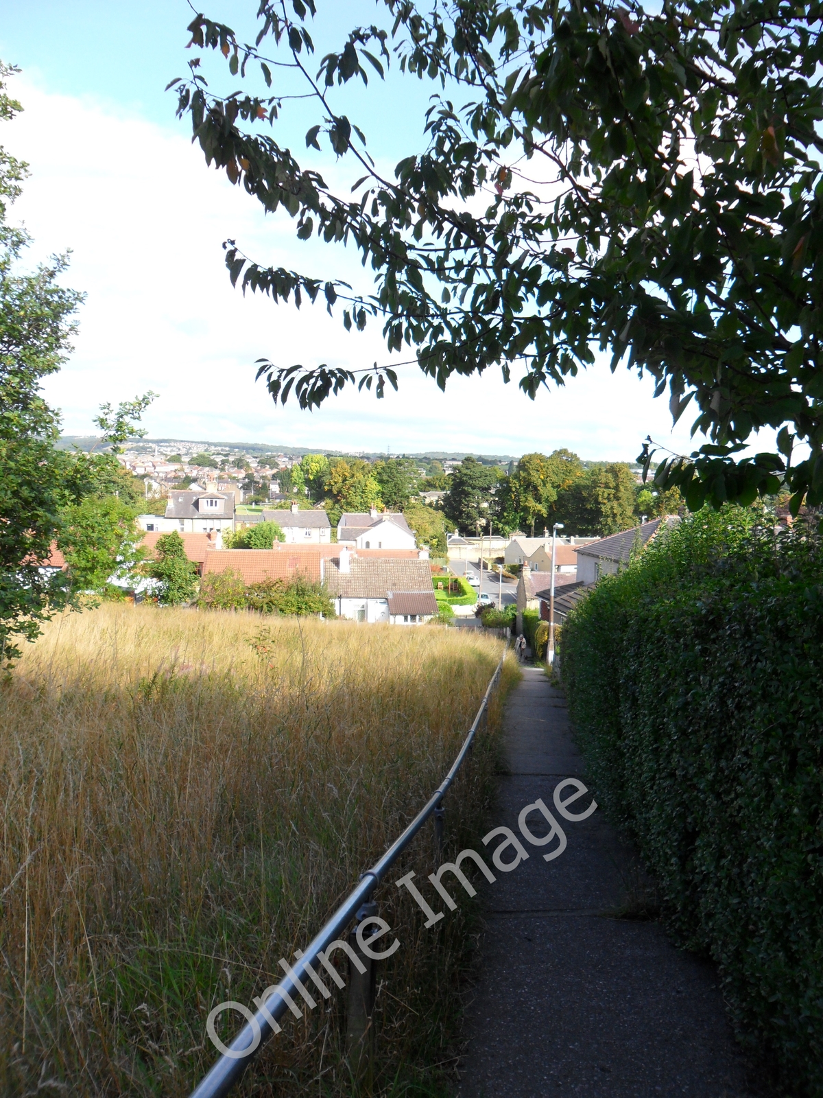 Photo 6x4 Cat-Steps, near Felcote Avenue Huddersfield Looking down the ...