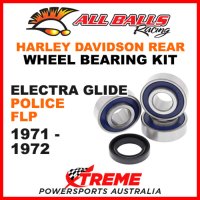 All Balls 25-1366 HD Electra Glide Police FLP 71-72 Rear Wheel Bearings ...