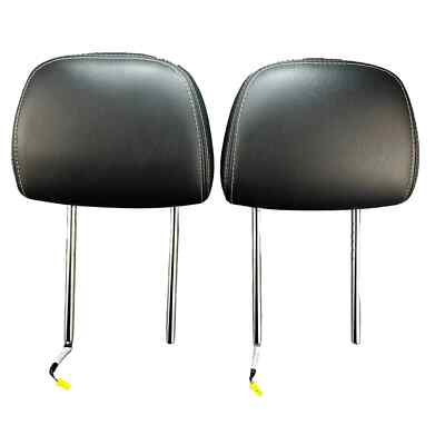 2010-17 Jeep Patriot Compass Front Seat Active Head Rest Set Leather ...