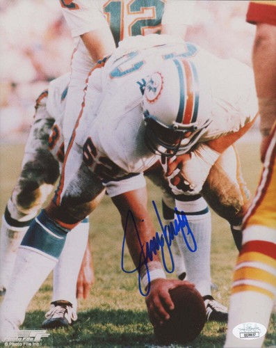 Jim Langer Signed Dolphins 8x10 Photo (JSA COA) | eBay