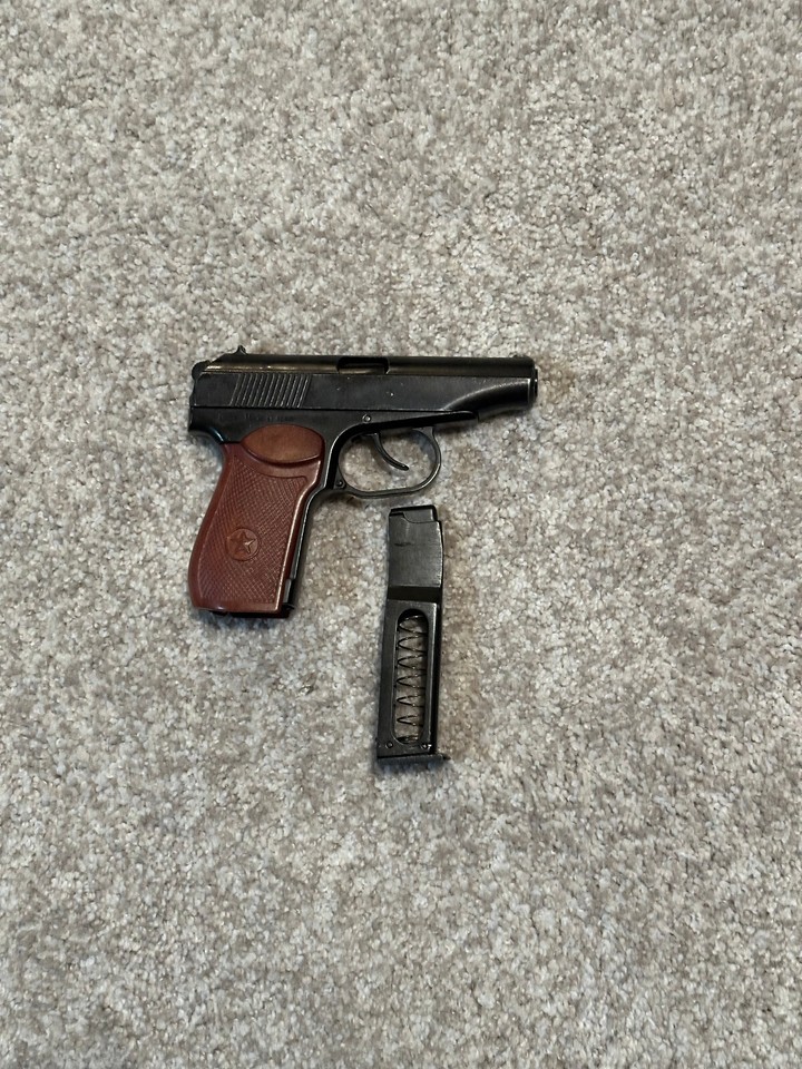 Denix Makarov PM Full Size Replica Prop Gun, Metal Body | eBay