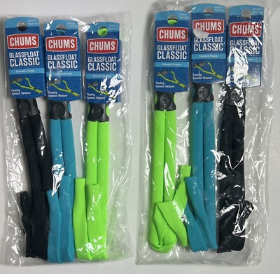 New Chums Glassfloat Classic Eyewear Retainers LOT of 6 | eBay
