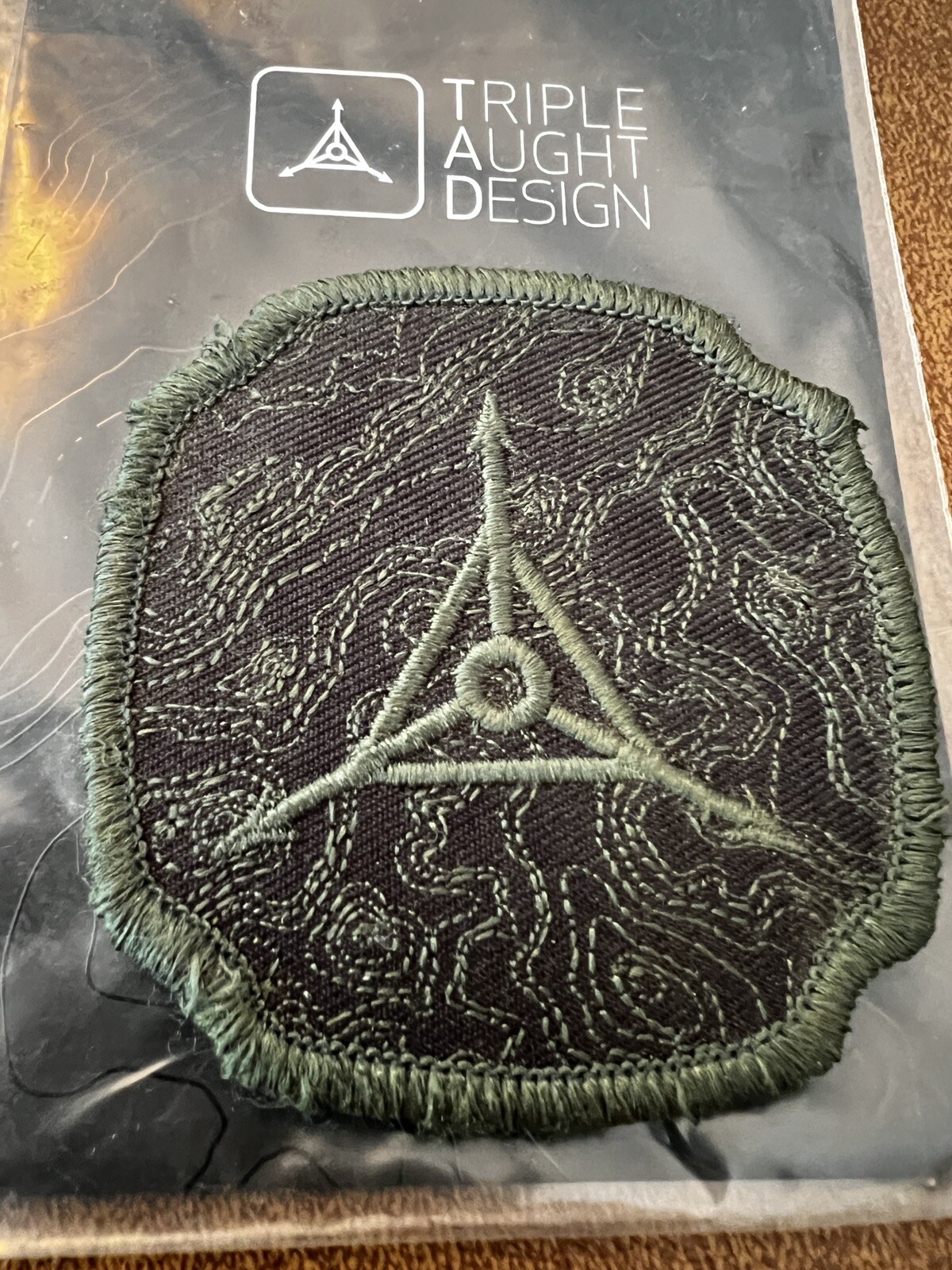 TAD Triple Aught Design Morale Patch Topo Logo Rare Colorway Green | eBay