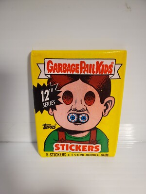 1988 Topps Garbage Pail Kids Series 12 Sealed GPK WAX PACK SEALED ...