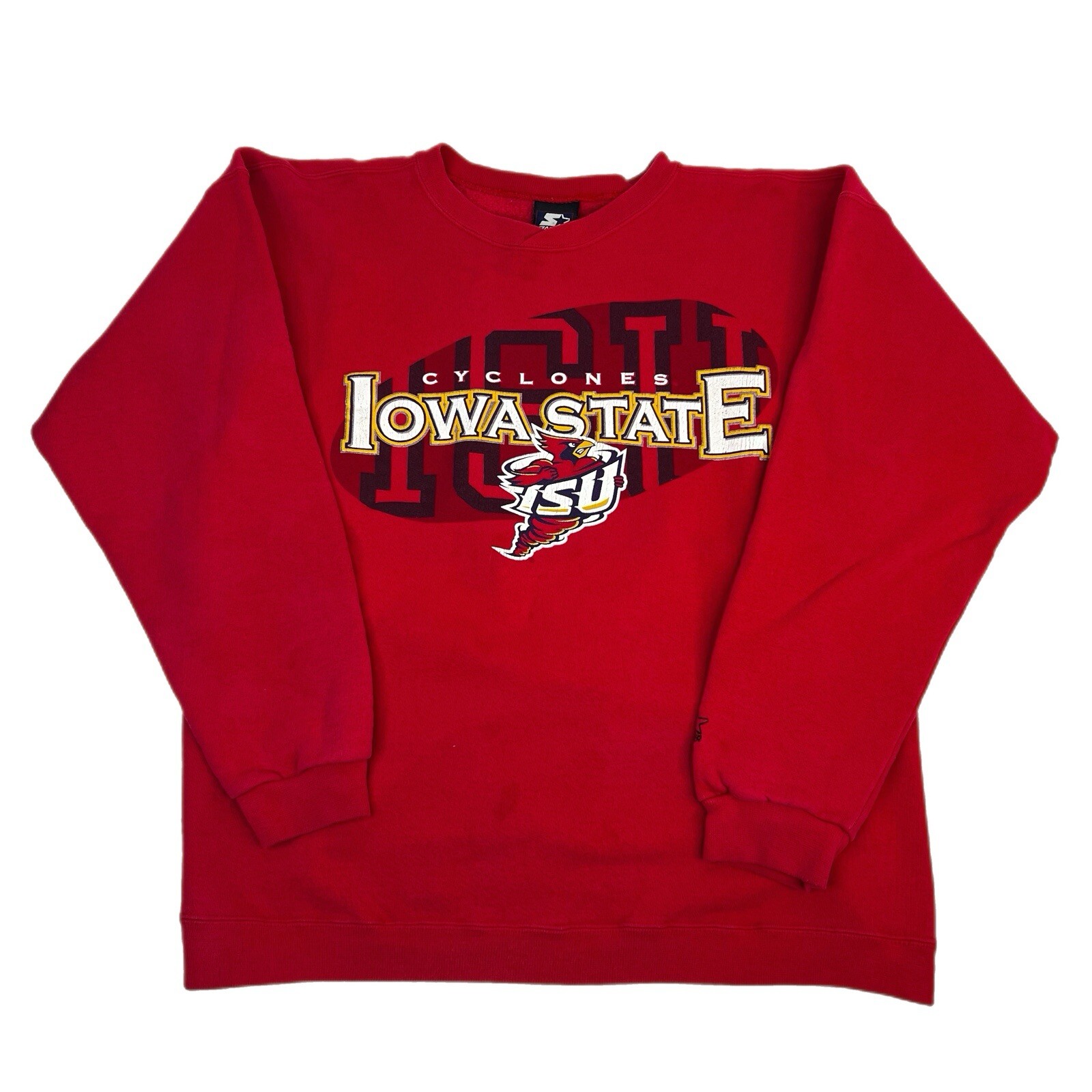 Vintage 90s Starter Iowa State Cyclones ISU Graphic Crewneck Sweatshirt ...