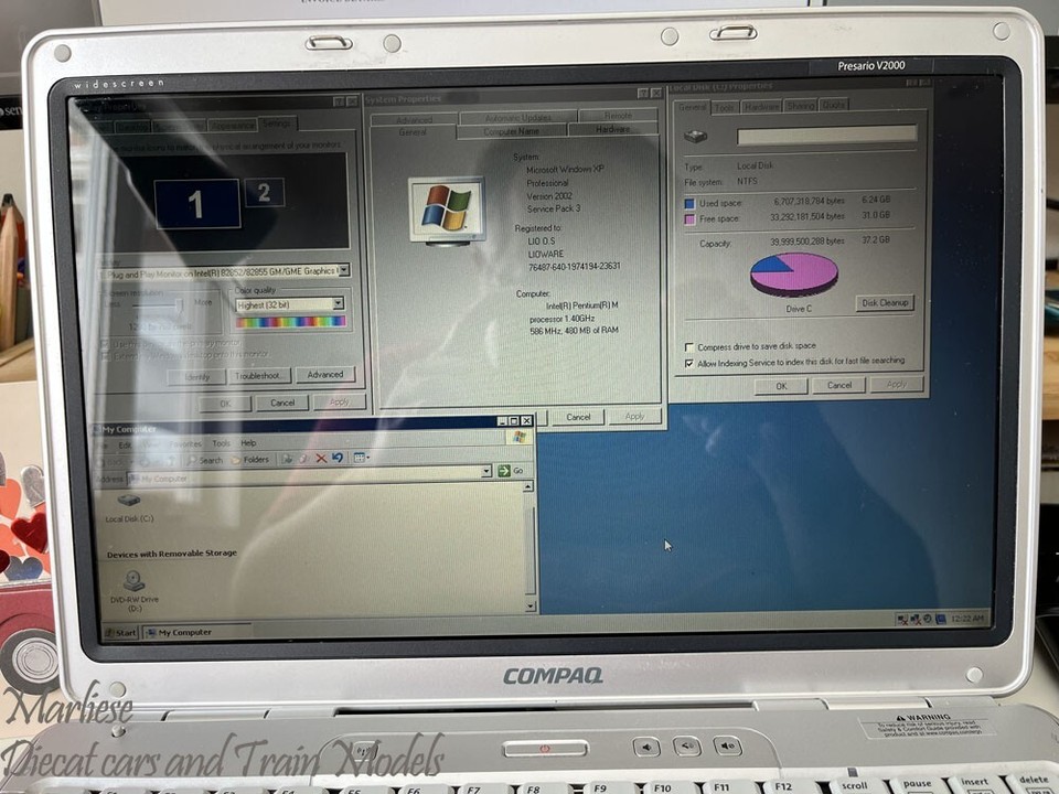 Compaq Presario V2000 Laptop - Tested & Fully Functional | eBay